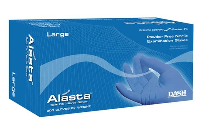 Alasta 200 PF Nitrile Gloves - sourceonedental.com